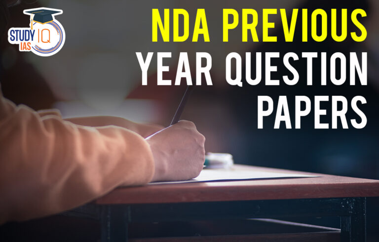 NDA Previous Year Question Papers From 2014 to 2023 in PDF
