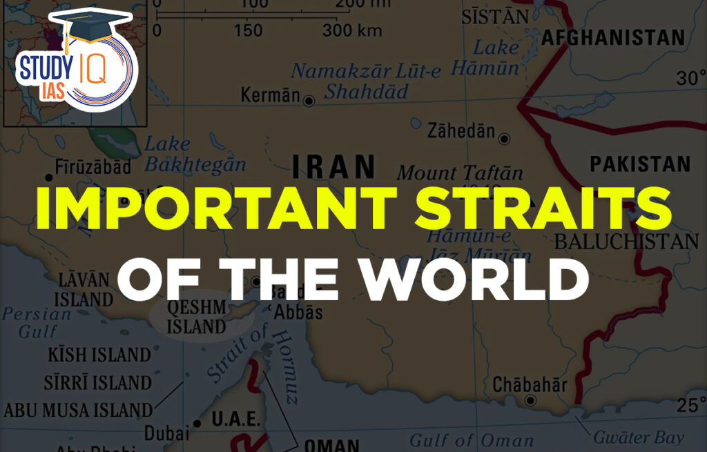 Important Straits of the World, Map, Major Straits List 2023