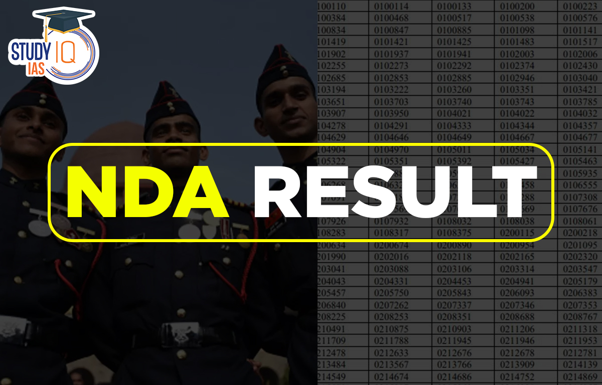 NDA Final Result 2023 Out, NDA 1 Result PDF Download Link