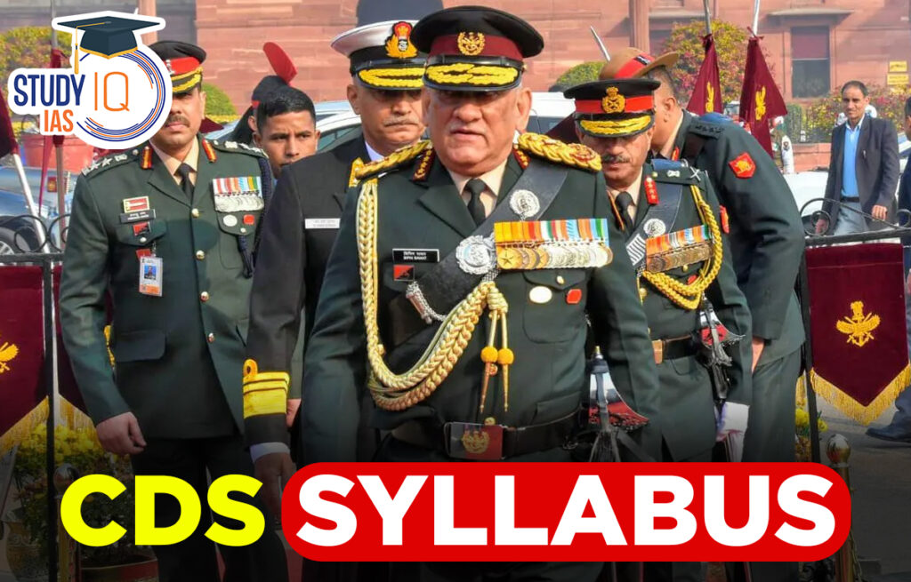 CDS Syllabus, UPSC CDS Syllabus 2023 PDF Subject Wise