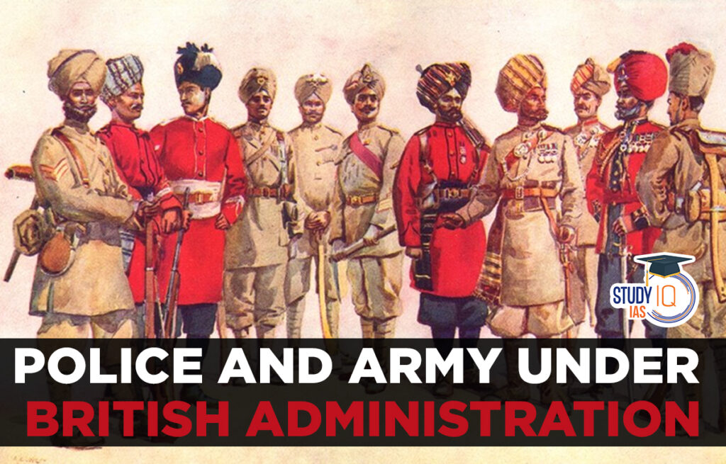 Army & Police under British Administration, History, Evolution