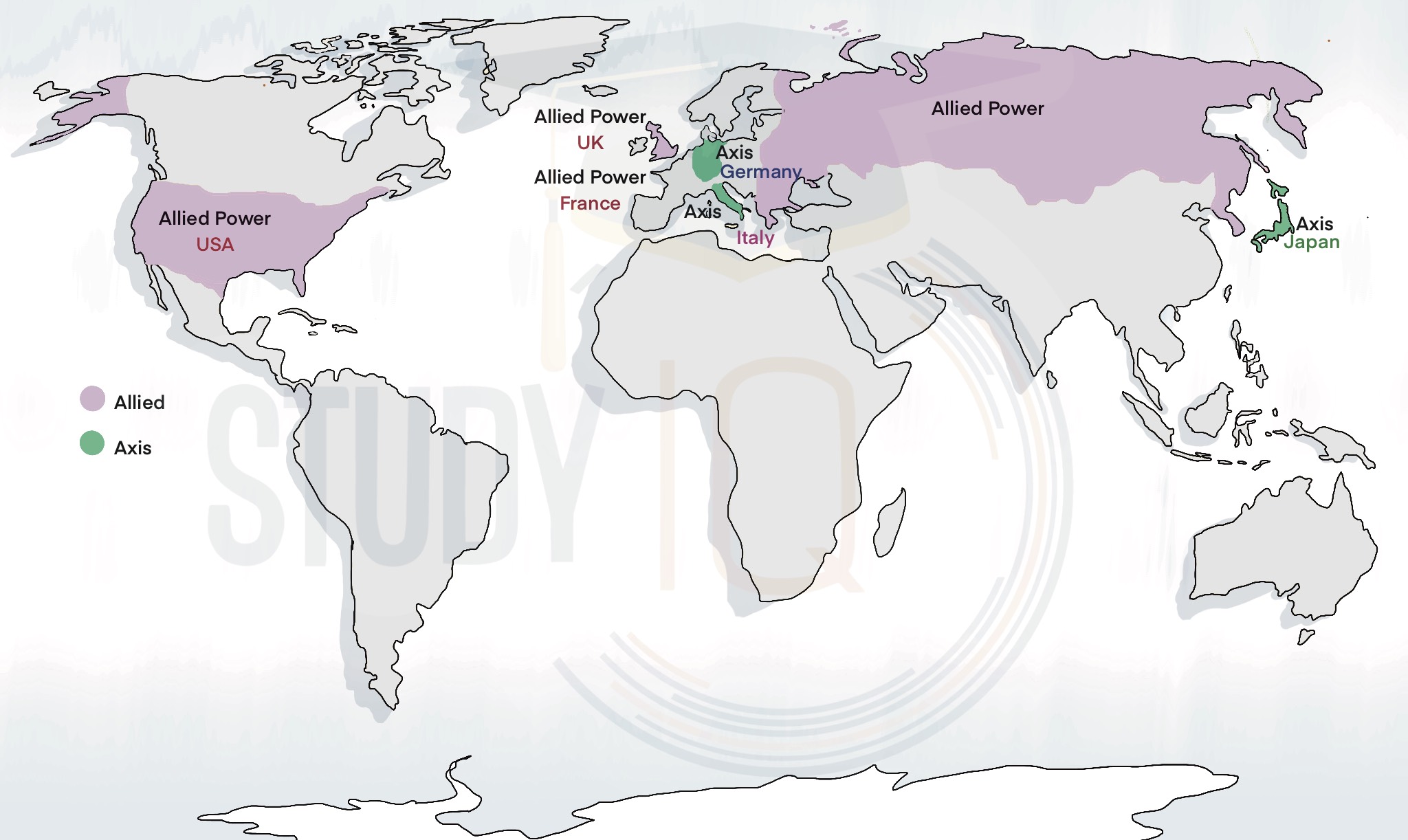 World War 2, Countries, Causes, Map, Summary, Consequences