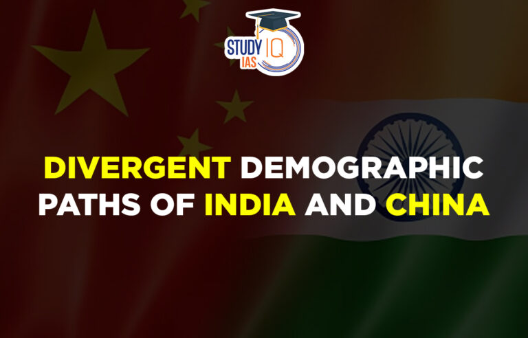 Divergent Demographic Paths of India and China