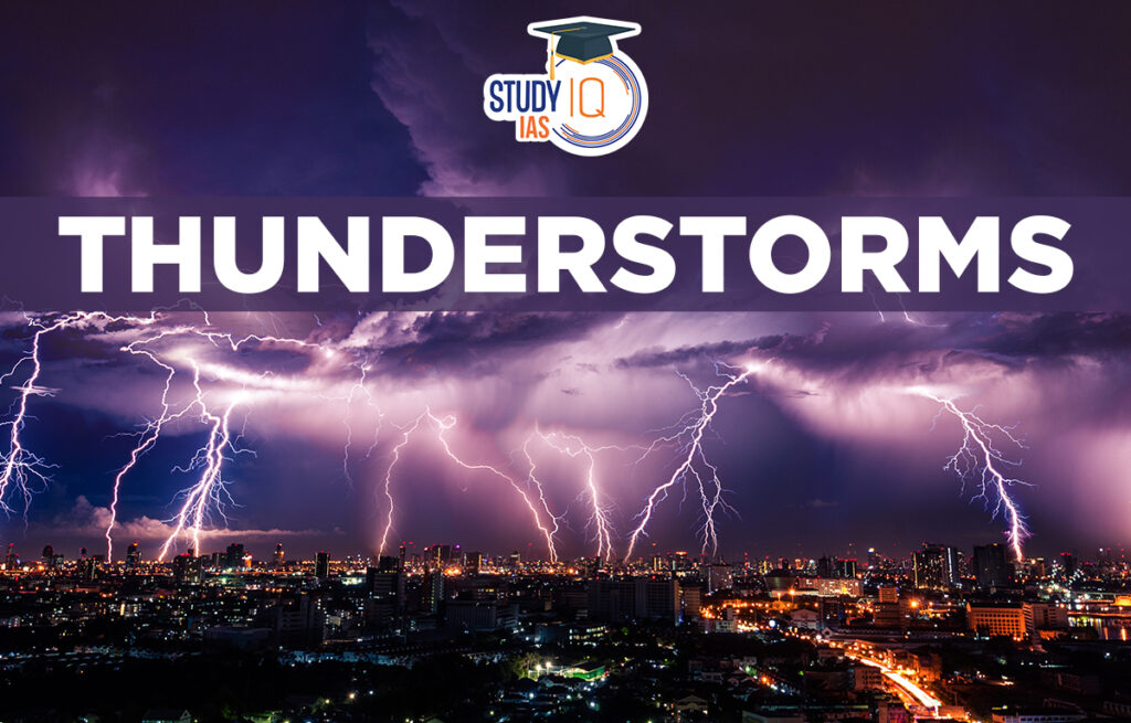 Thunderstorms, Structure, Stages, Formation & Diagram