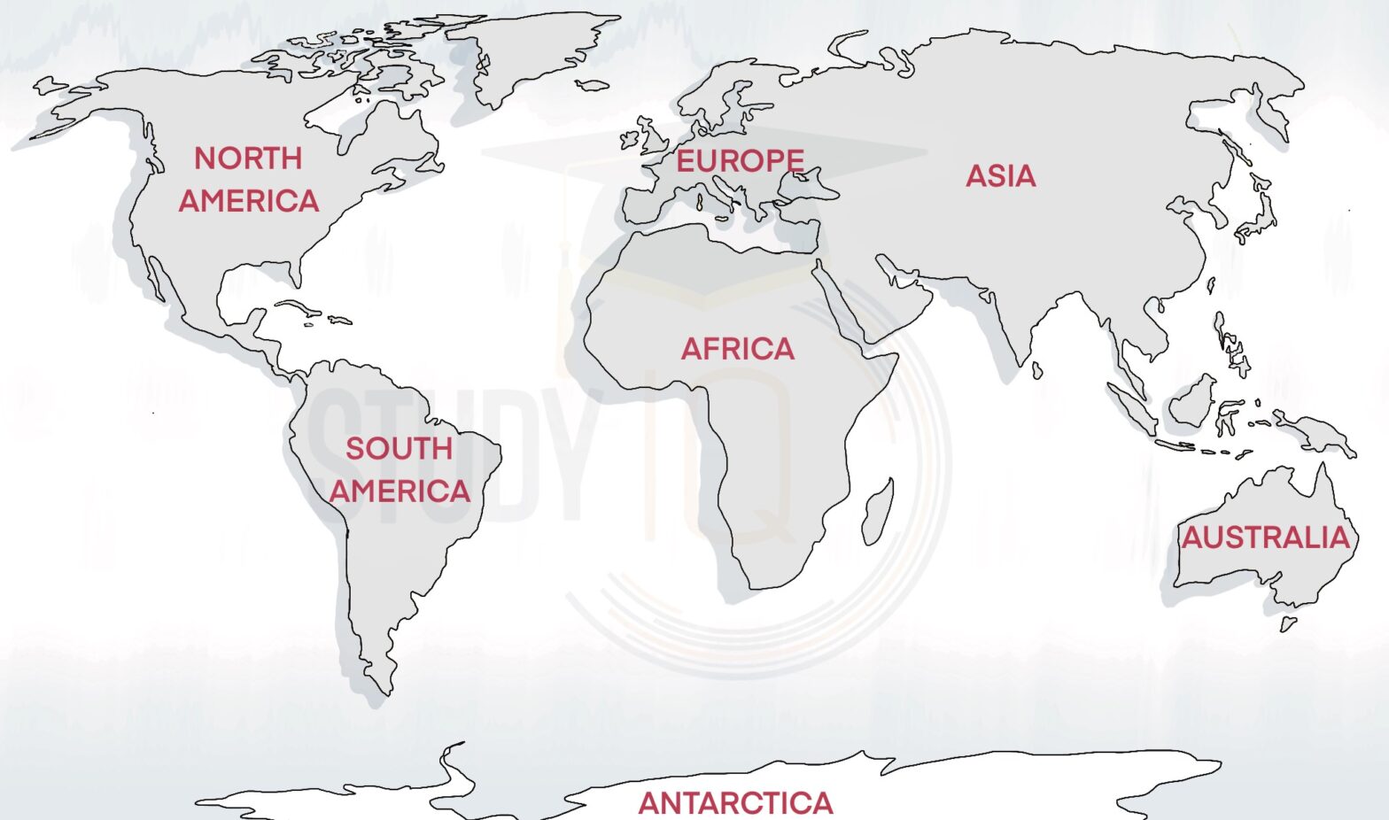 7 Continents of the World, Name, Map, Important Facts