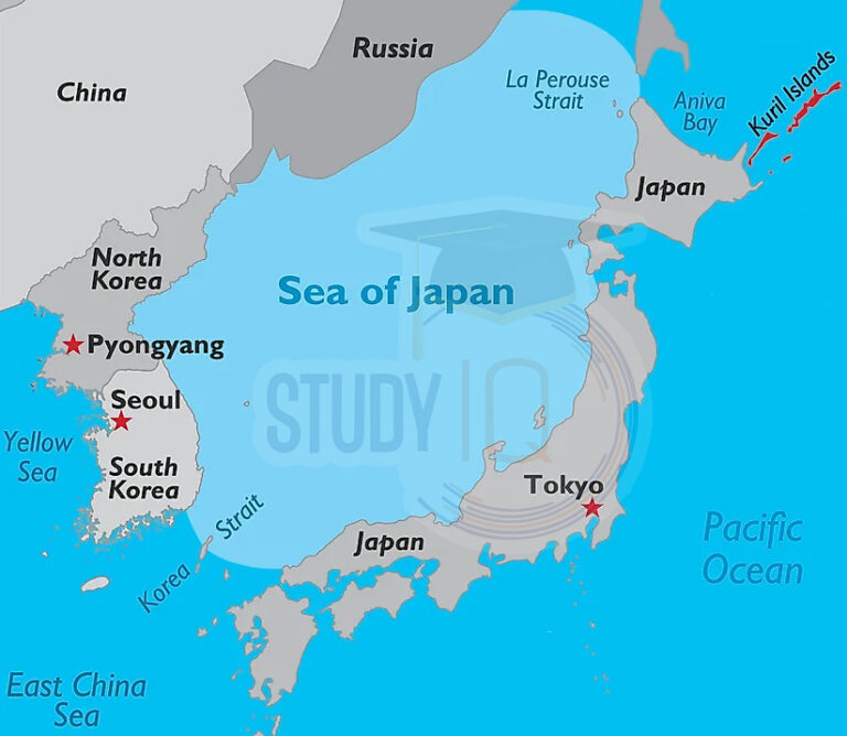 Sea of Japan, Map, Location, Geography & Significance