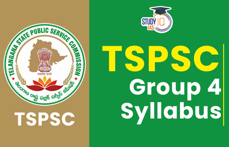 TSPSC Group 4 Syllabus 2023, Exam Pattern, Download PDF