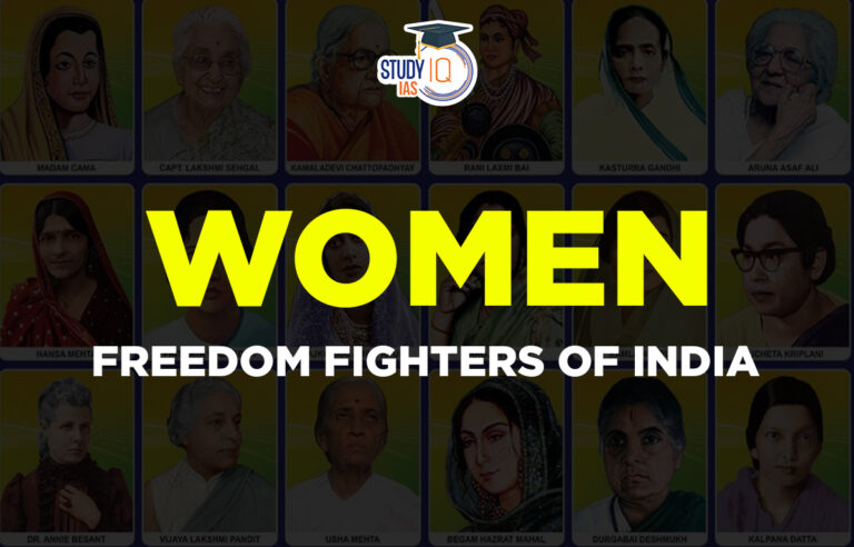 Women Freedom Fighters of India List, Role & their Contribution