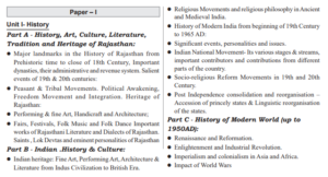 RPSC RAS Syllabus 2023, RPSC Exam Pattern for Prelims, Mains