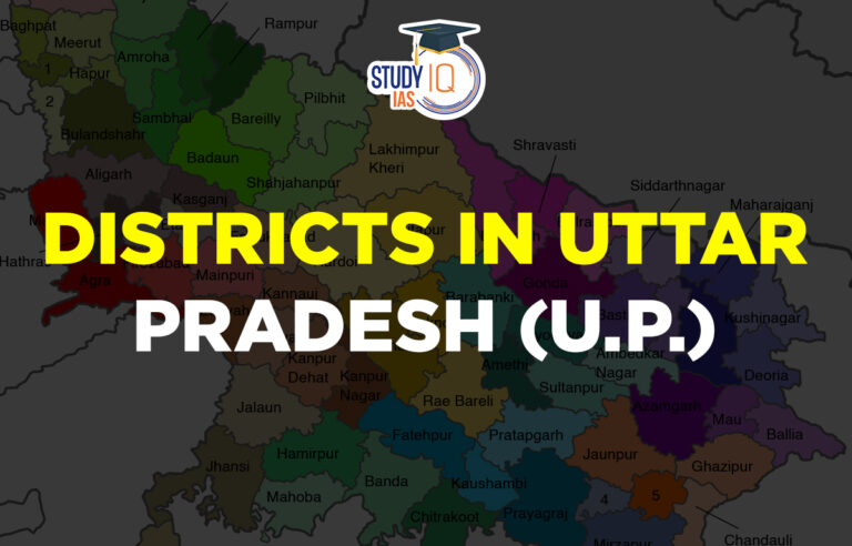 Districts of UP List, Map, Uttar Pradesh Total Area & Populations