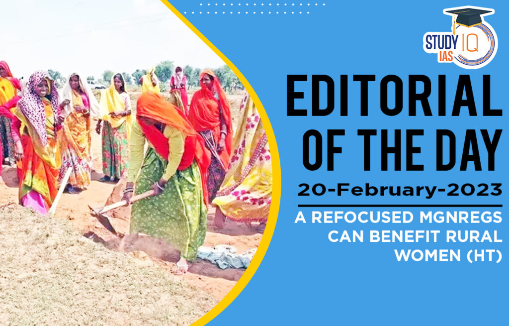 A Refocused MGNREGS can Benefit Rural Women