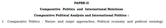 UPSC Political Science Syllabus for IAS Mains, Download PSIR Paper 1 ...