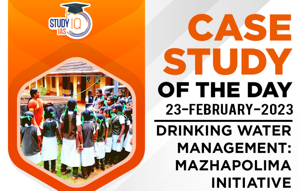Drinking Water Management- Mazhapolima Initiative