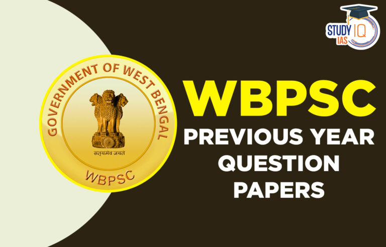 WBPSC Previous Year Question Papers, Download WBCS Question Paper PDF