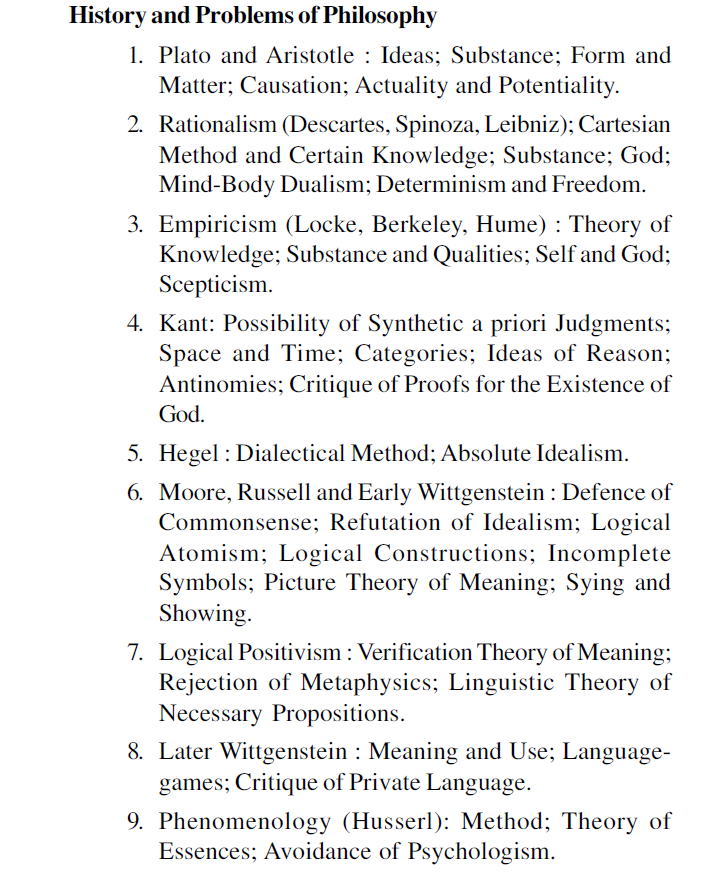UPSC Philosophy Syllabus for IAS Mains 2023, Download Paper 1 & 2 PDF