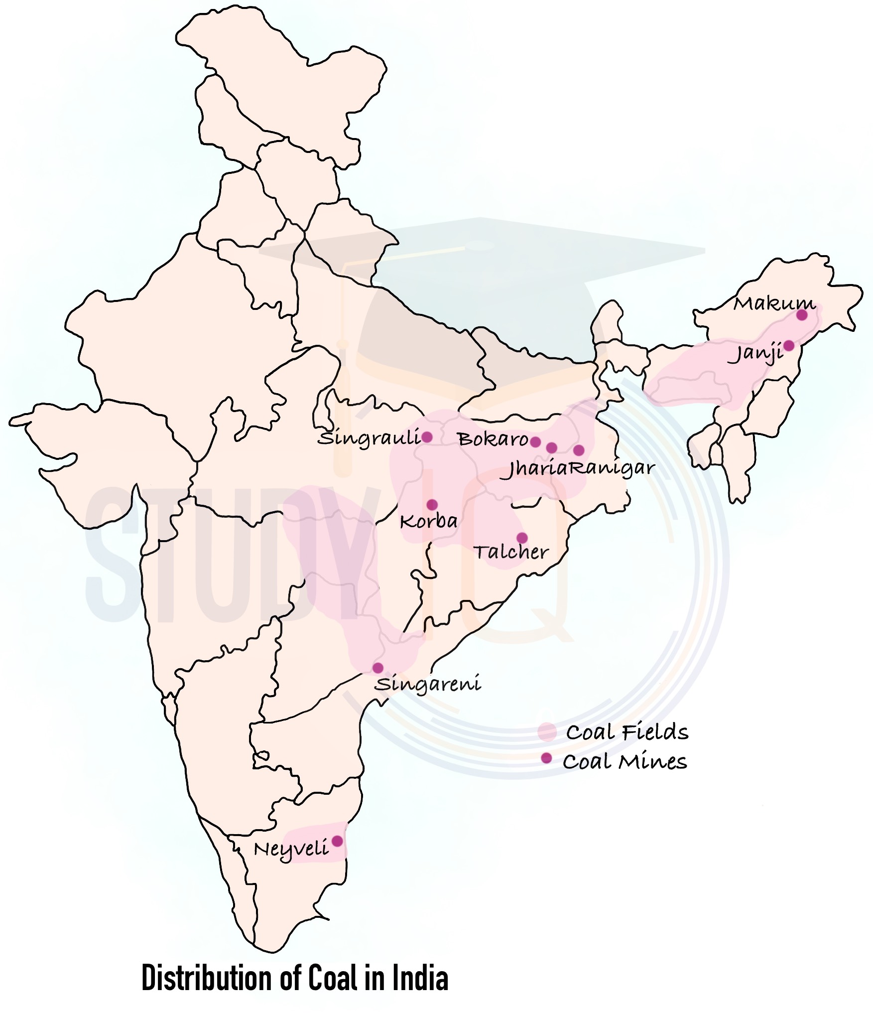 Coal Mines in India List, Major Coal Fields, Types of Coal