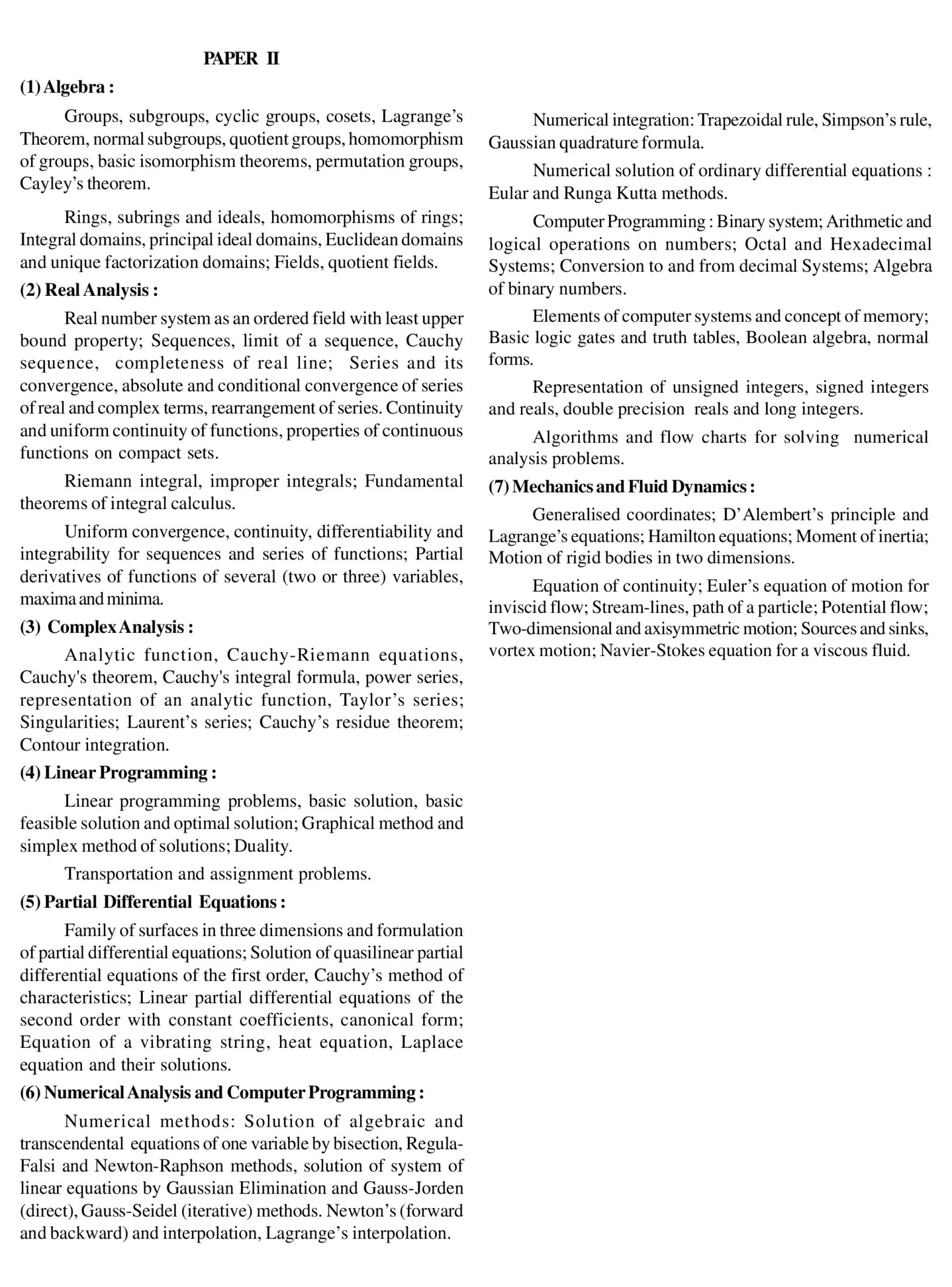 UPSC Mathematics Syllabus For IAS Mains 2023 Download PDF upsc-mathematics-syllabus-for-ias-mains-2023-download-pdf