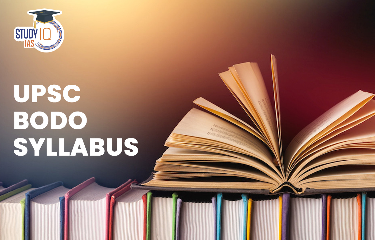 UPSC Bodo Literature Syllabus for IAS Mains 2023, Download PDF