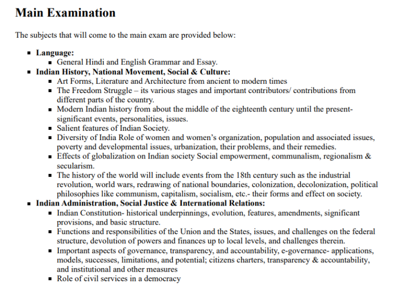 UKPSC Syllabus and Exam Pattern 2023 for Prelims & Mains Exam
