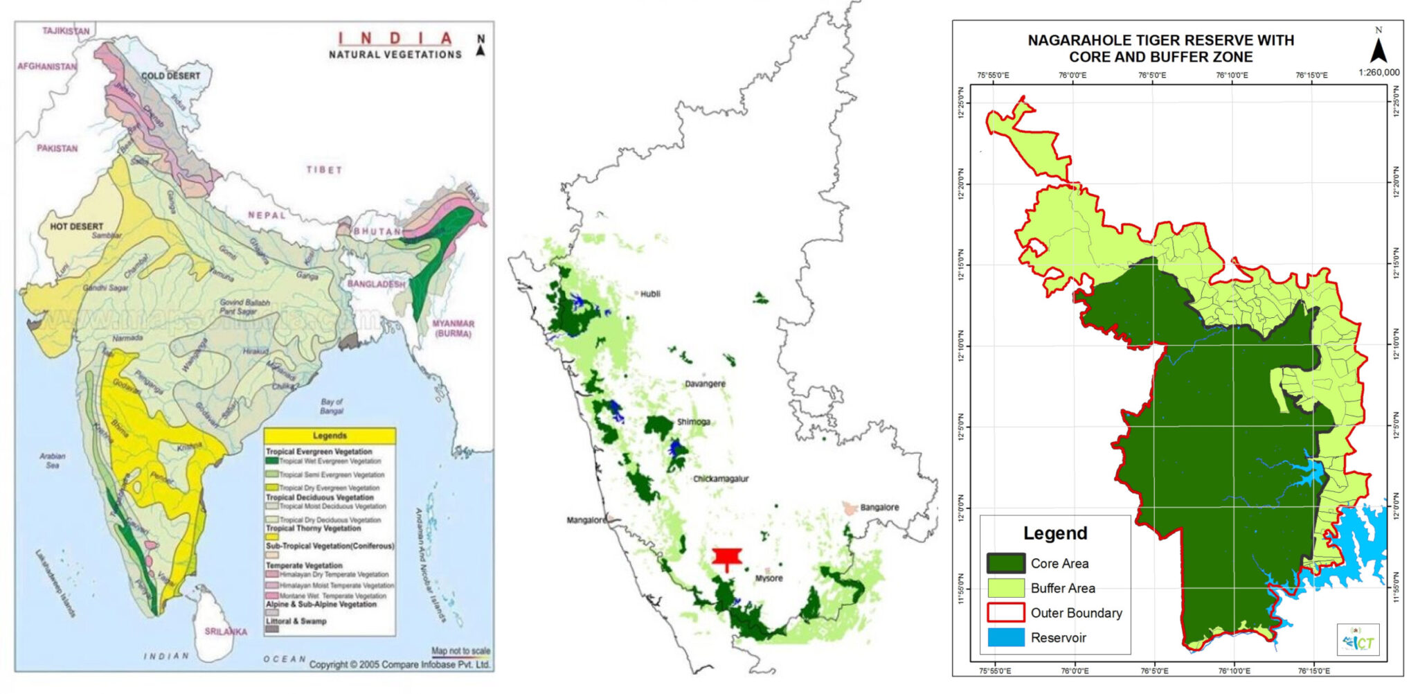 Nagarhole Tiger Reserve Map, Flora, Fauna, Significance