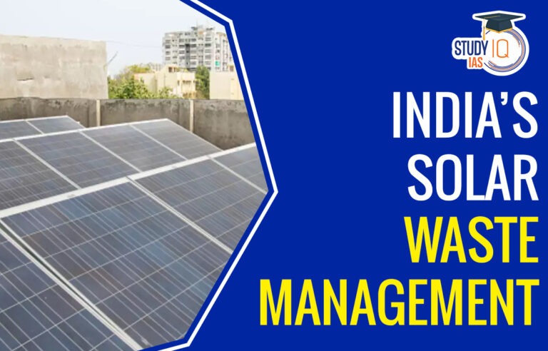 India's Solar Waste Management