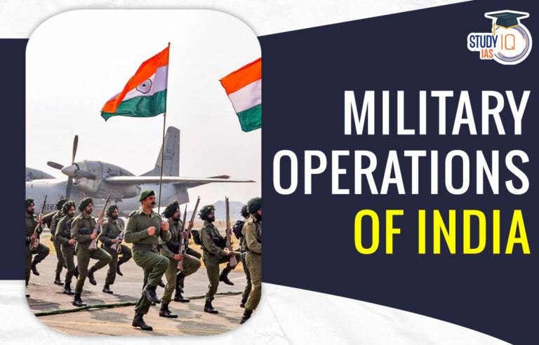 List of Military Operations of India, Name, Location, Year