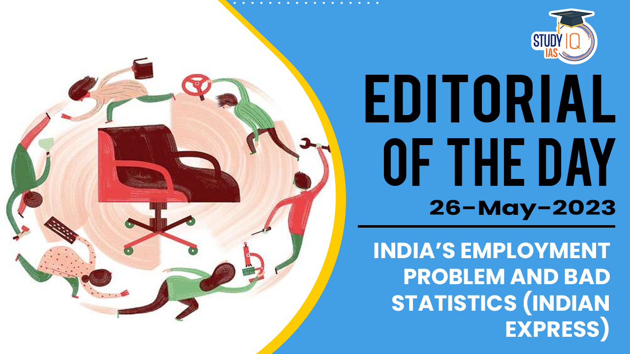 India's Employment Problem and Bad Statistics