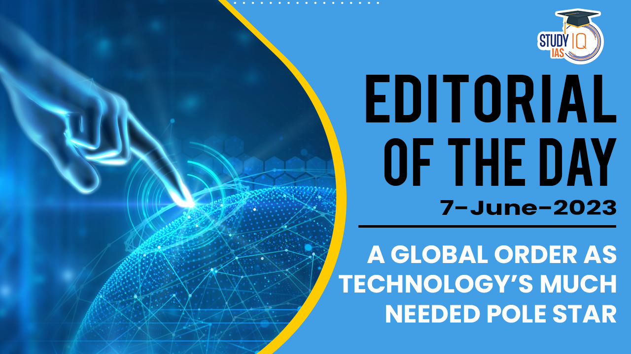 A global order as technology's much needed pole star