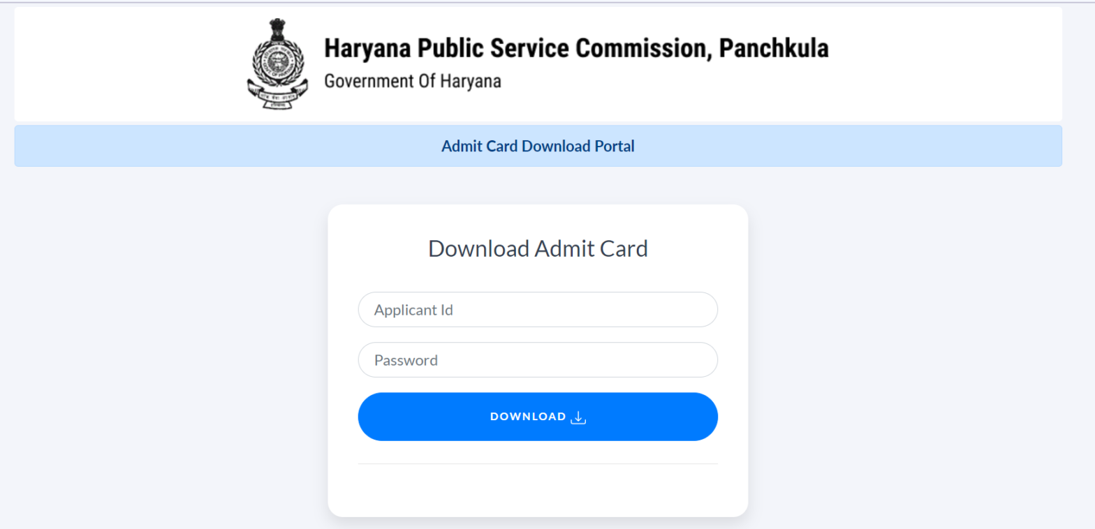 HPSC HCS Mains Admit Card 2023 Out Download Hall Ticket Link