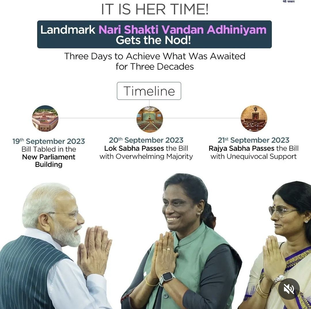 Women's Reservation Bill 2023, Need, Provisions, Highlights