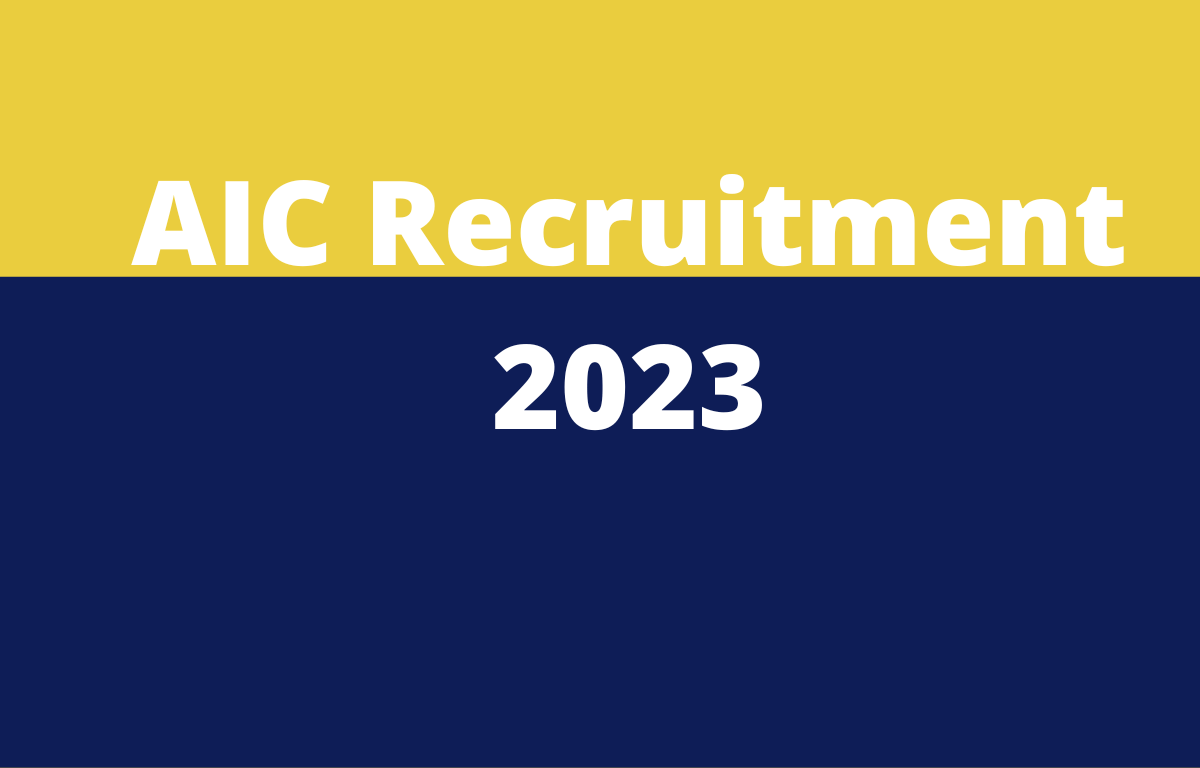 AIC Recruitment 2023 for 50 Management Trainee Post