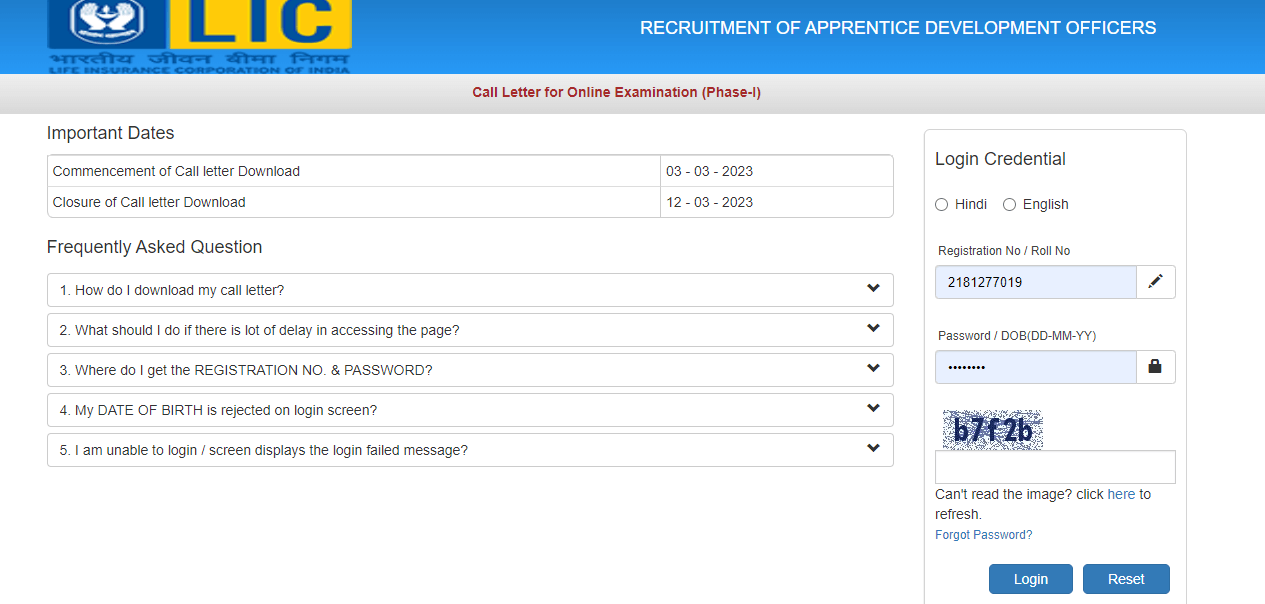 LIC ADO Admit Card 2023 Out, Download Prelims Call Letter Now!
