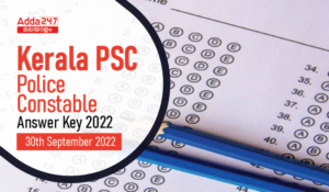 Kerala PSC 12th Level Prelims Answer Key 2022, Phase 3