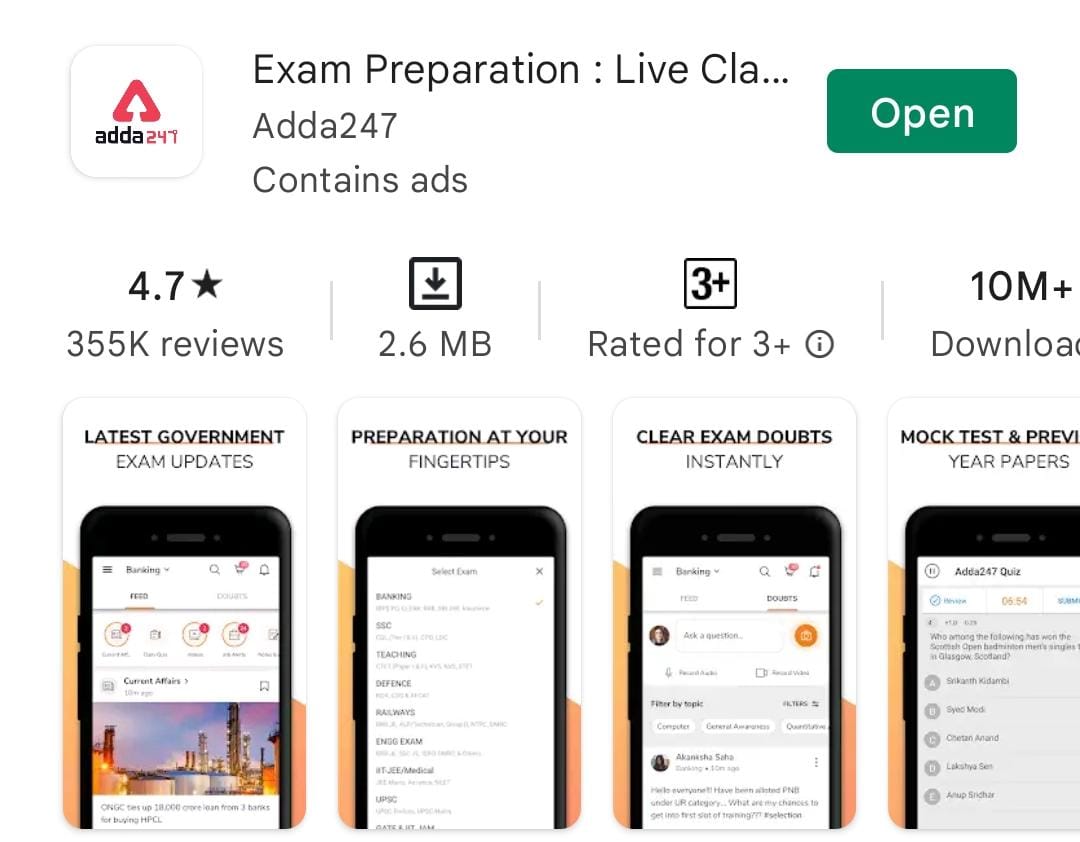Adda247 App: Various Effective Features, Download Adda247 मराठी App Now