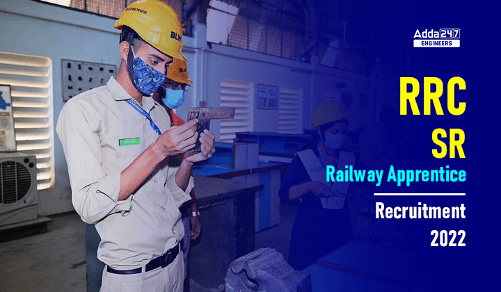 RRC SR Railway Apprentice Recruitment 2022