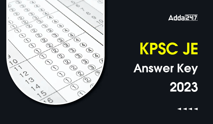 KPSC JE Answer Key 2022-23 Released Direct Link To Download PDF