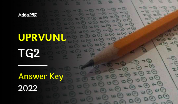 UPRVUNL TG2 Answer Key 2022 Download PDF Here
