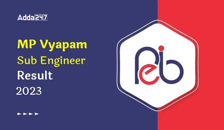 MP Vyapam Sub Engineer Result 2023, DV List Download Pdf
