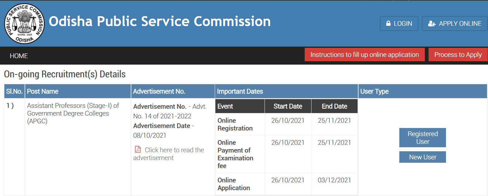 OPSC Assistant Professor Recruitment 2021, Apply for 606 Assistant ...