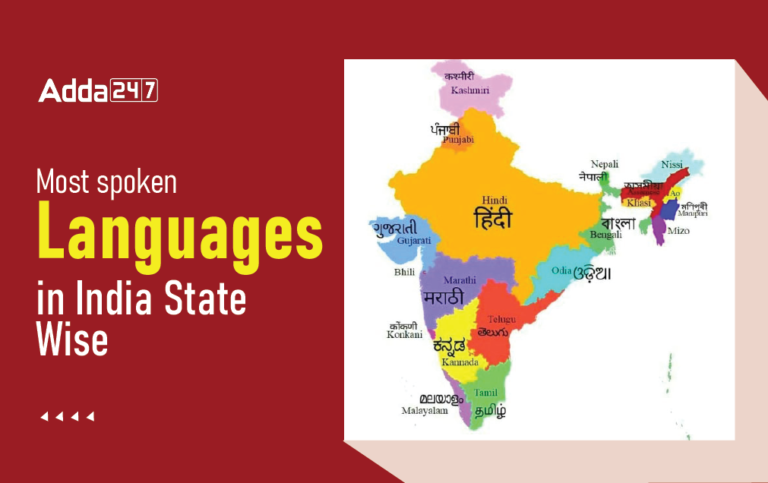 Most spoken Languages in India State Wise
