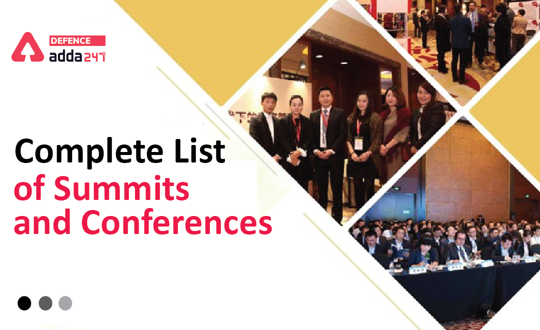 Complete List of Summits and Conferences