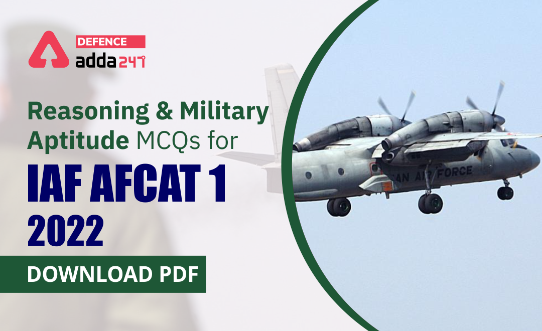 500 Important Reasoning and Mental Ability Questions PDF for AFCAT