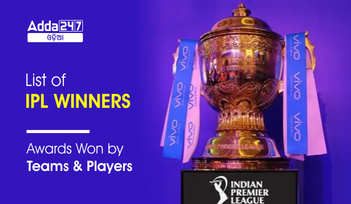 List of IPL Winners - Awards won by Teams and Players