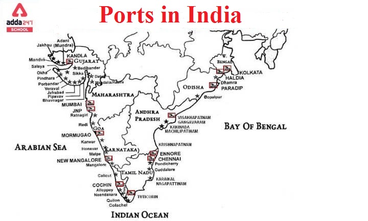 Important Ports in India | adda247
