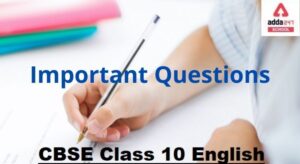 CBSE Class 10 English Previous Year Question Papers with Solutions