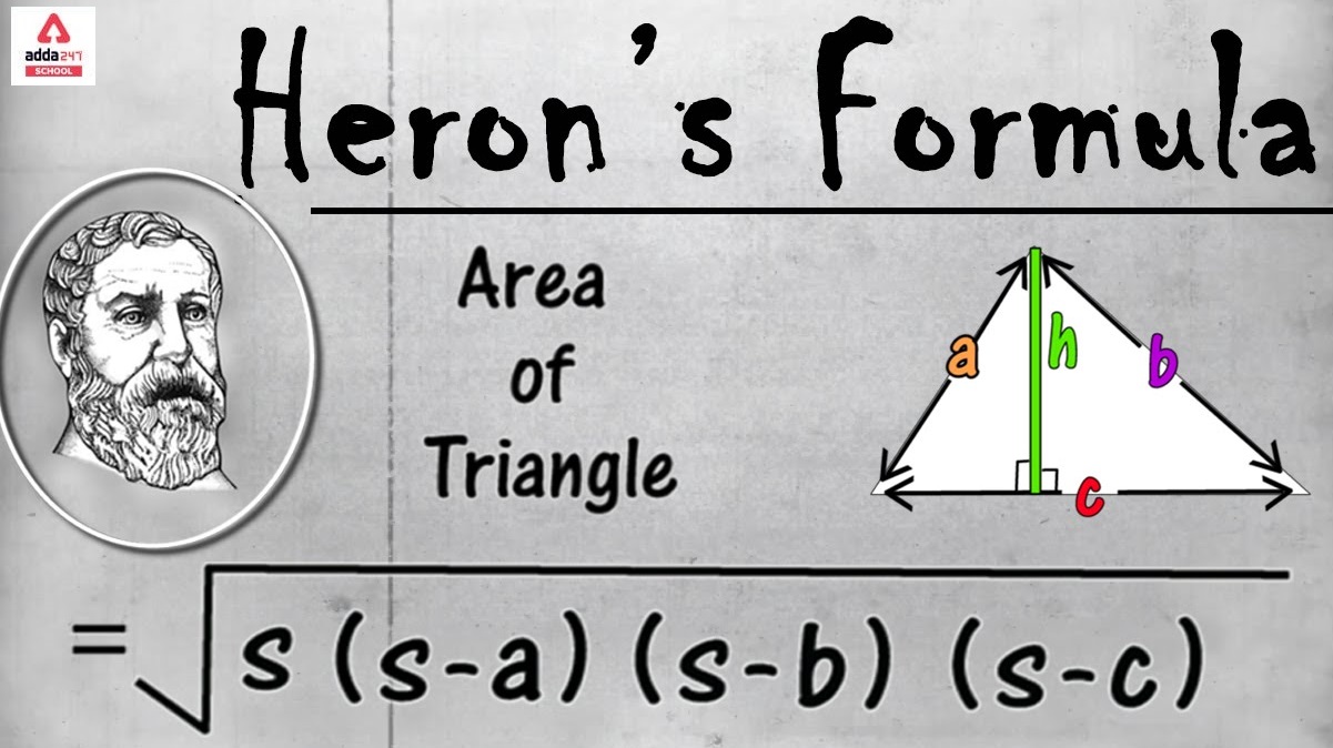Heron's Formula, Proof and Example
