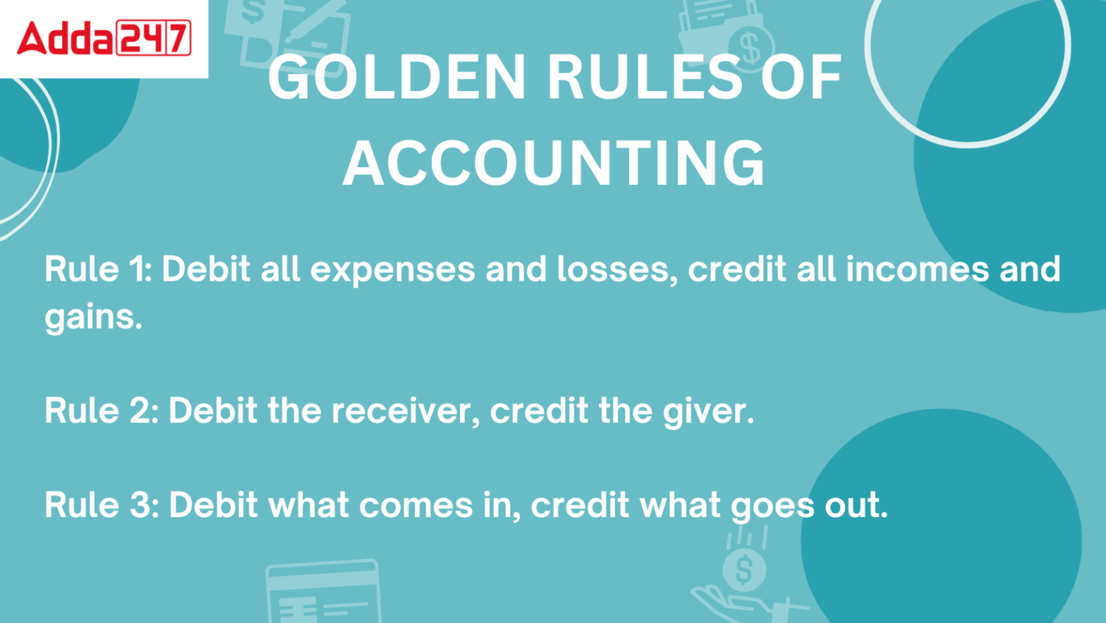 Golden Rules of Accounting with Examples, Download PDF