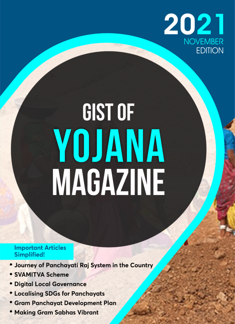 Gist of Yojana Magazine for UPSC | Yojana Magazine Analysis