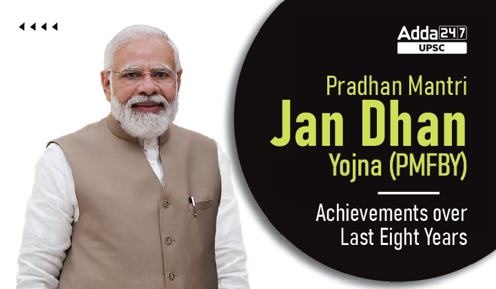 PM Jan Dhan Yojana (PMJDY)- Achievements over Last Eight Years