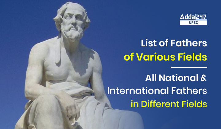 List of Father of Various Fields